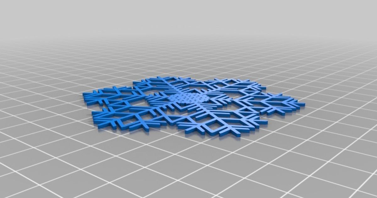My Snowflake 2 by marzsman | Download free STL model | Printables.com