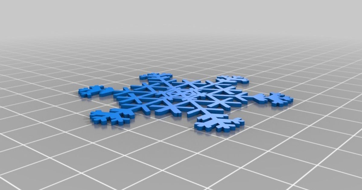 My Snowflake 3 by marzsman | Download free STL model | Printables.com