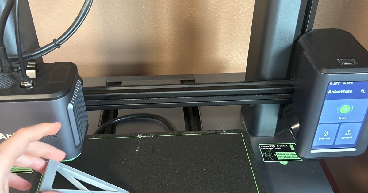 Redesigned filament scraper. Real design link to download in ...