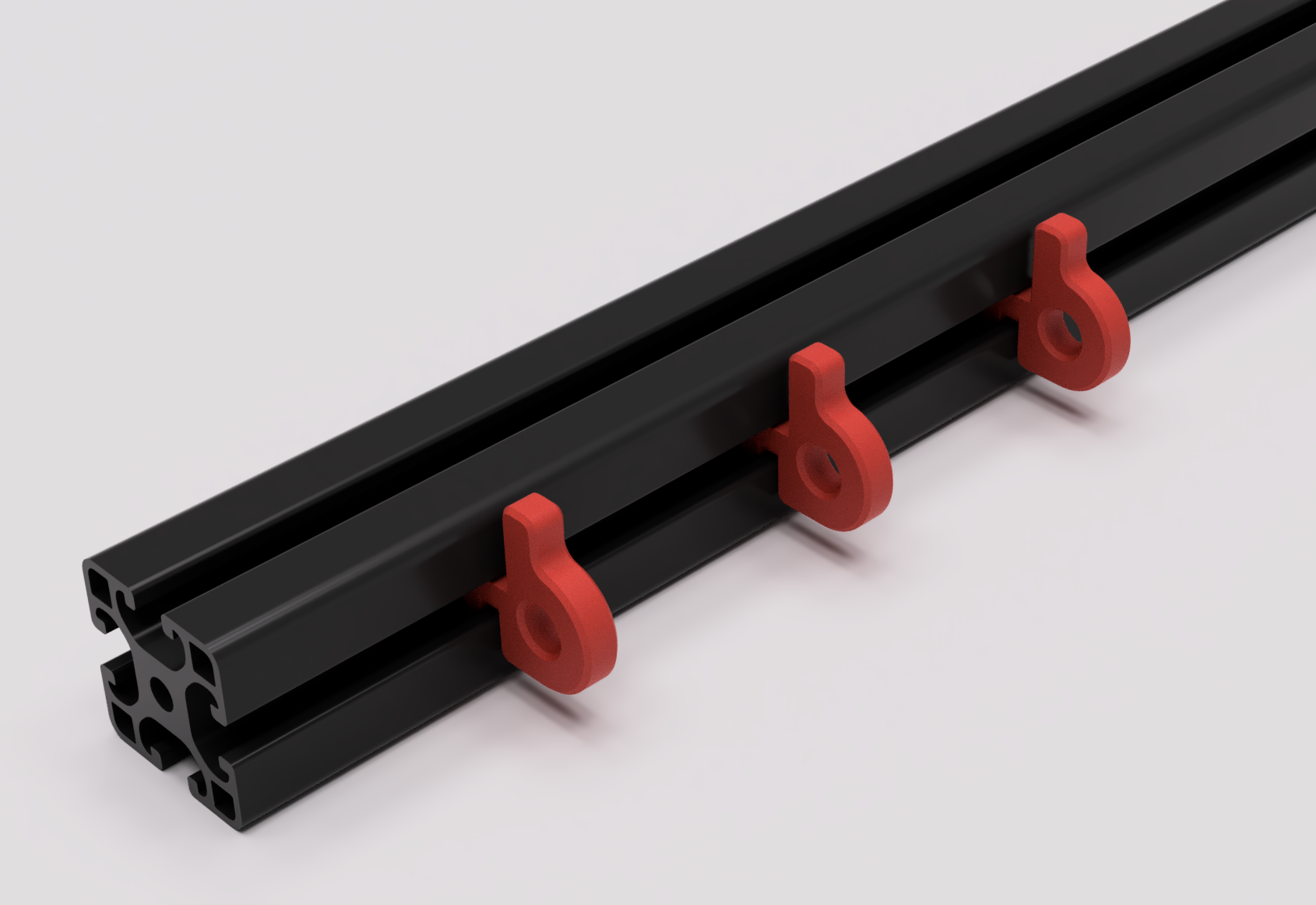 Simple Door Latch for Extruded Aluminum Enclosure with 8mm T-Slot (e.g ...