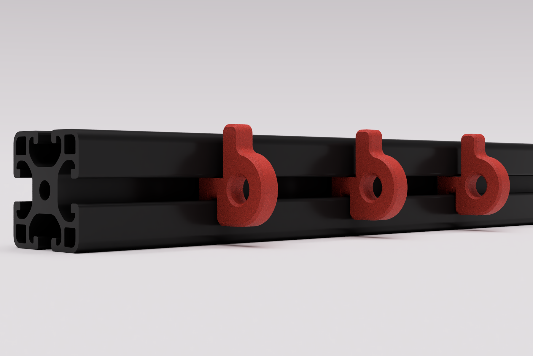 Simple Door Latch for Extruded Aluminum Enclosure with 8mm T-Slot (e.g ...