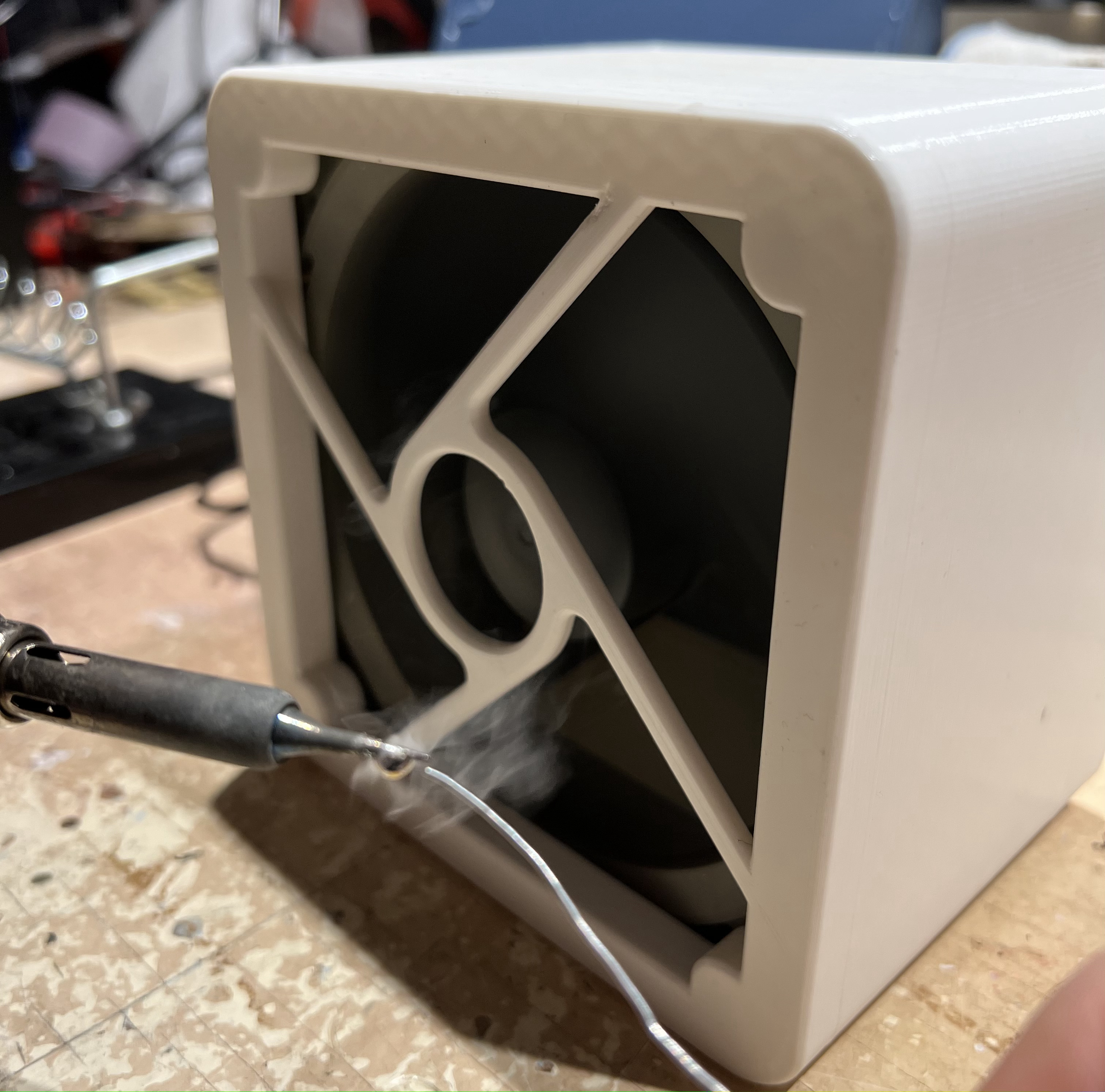 Pc Fan Soldering Filter by -=LouisD=- | Download free STL model ...