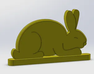easter bunny decor by 3dprinting.page | Download free STL model ...