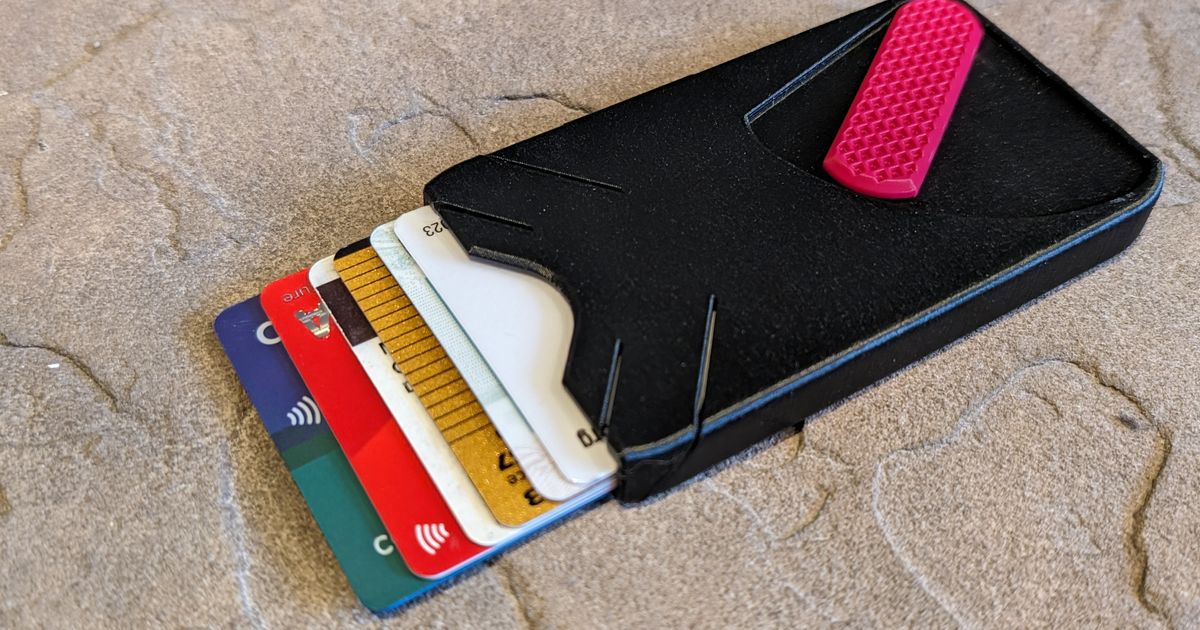 Cascade Wallet V2 (Assemble after printing) by Billiam | Download free ...