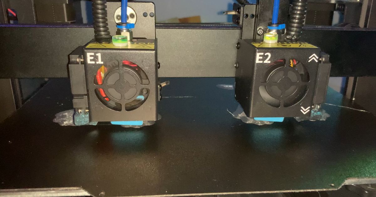 Tronxy Gemini S IDEX E1 & E2 Part Cooling Duct by Bong's Design ...
