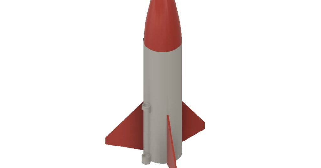 Micro Rocket - High Power - printable in one Piece by eisenfliege ...