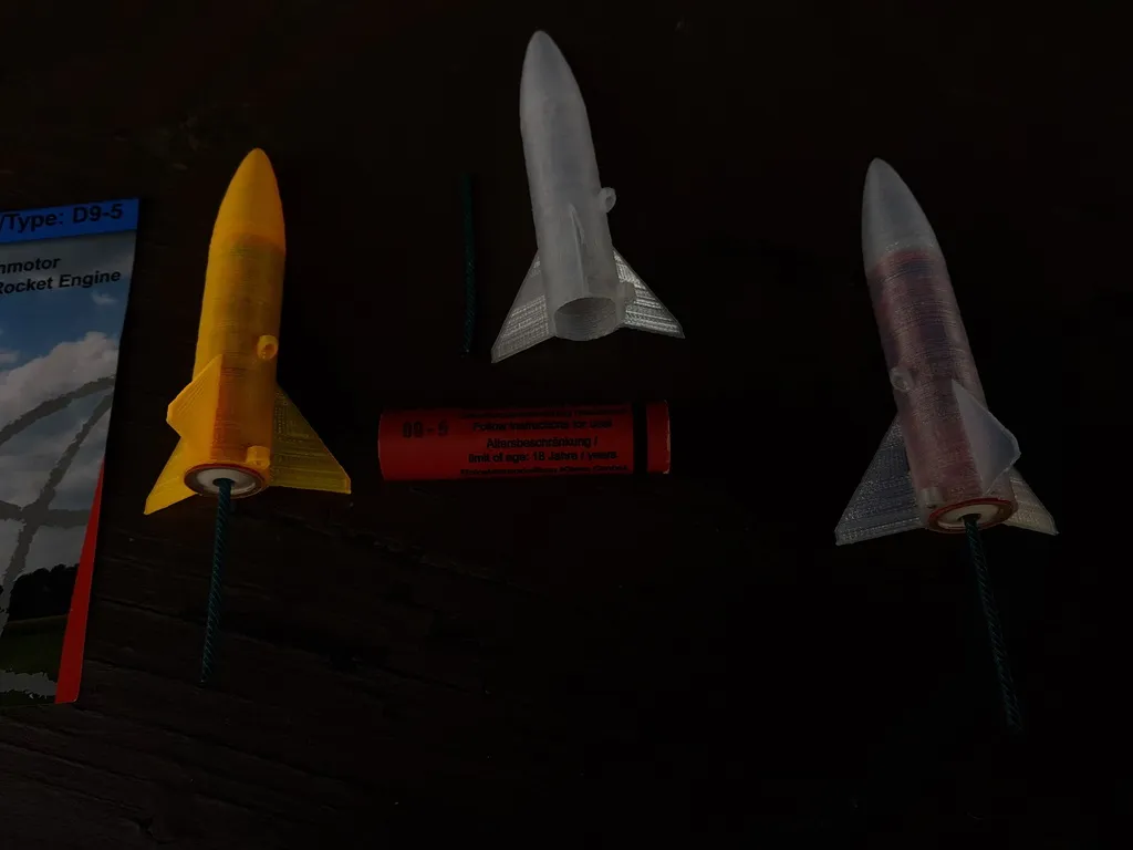 Micro Rocket - High Power - printable in one Piece by eisenfliege ...