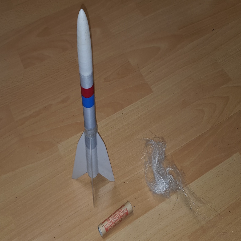 Printable Model Rocket by eisenfliege | Download free STL model ...