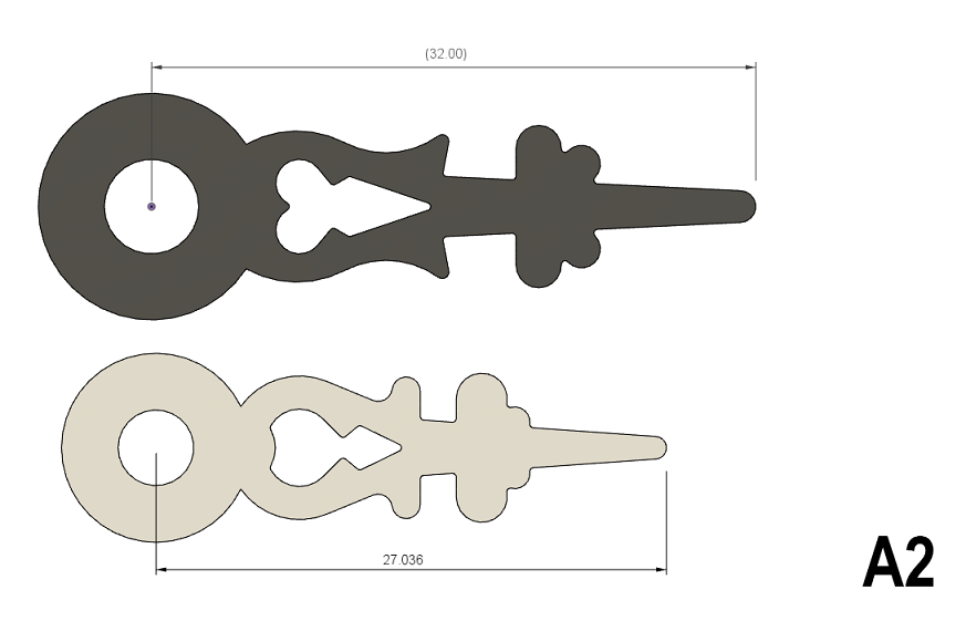 Cuckoo clock hands set by Dragonfly | Download free STL model ...