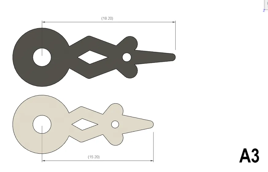 Cuckoo clock hands set by Dragonfly | Download free STL model ...