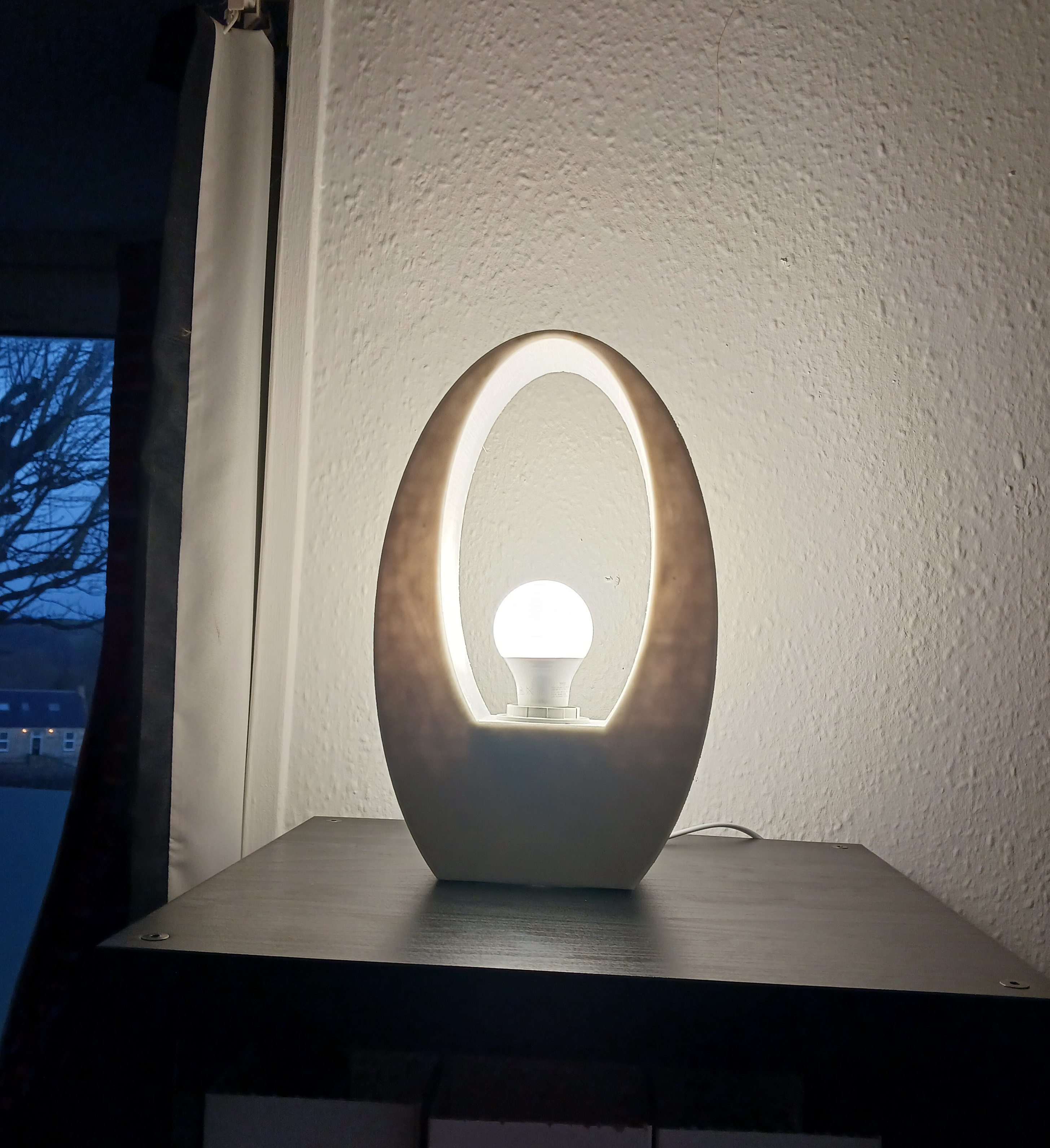 Modern Oval Table Lamp by ArtformDesigns3D | Download free STL model ...