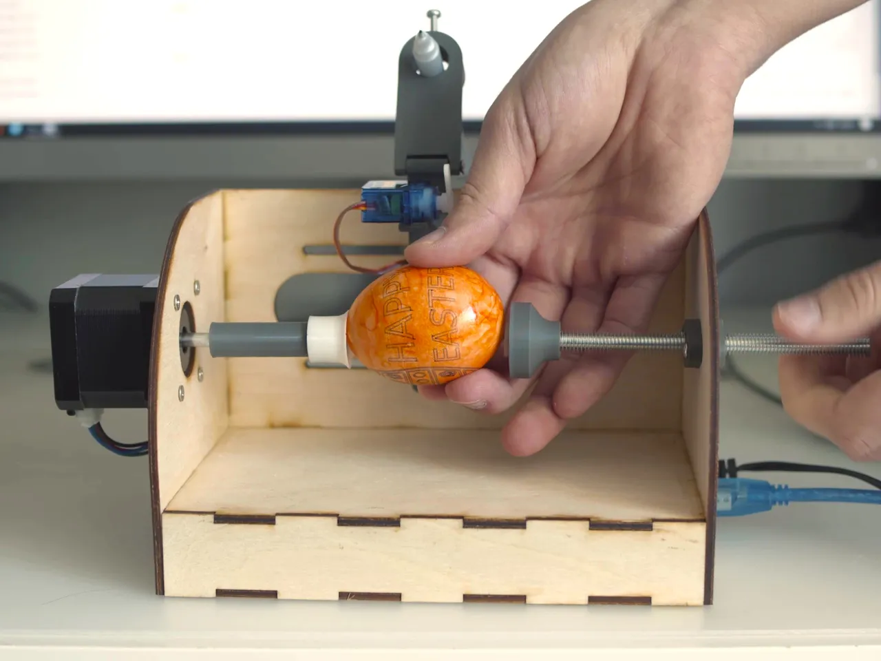 Plywood Arduino Based EggBot by Nikodem Bartnik | Download free STL model | Printables.com