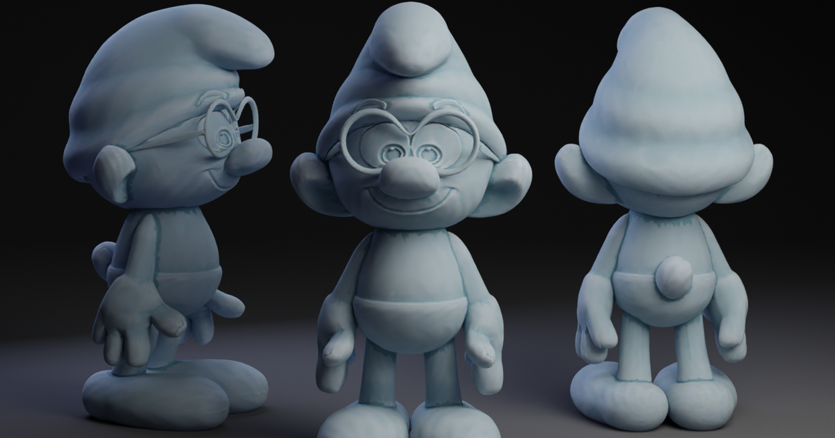 Brainy Smurf by Peter Farell | Printables Store