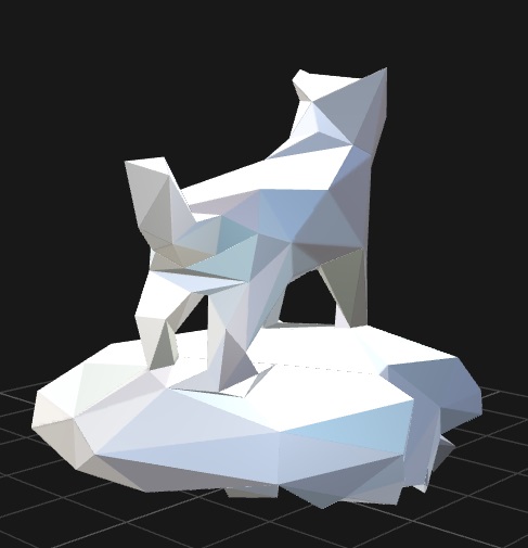Low poly animal figurine by 3D addict | Download free STL model ...