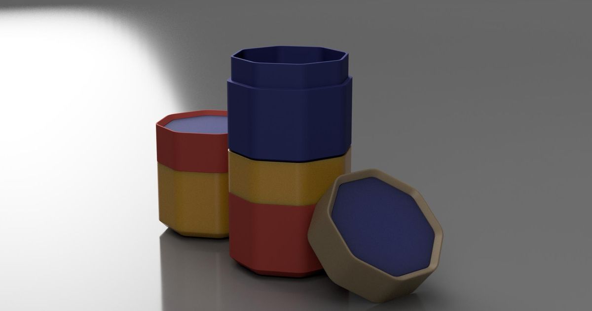 Stackable Box / Caja Apilable by Rafutti | Download free STL model ...