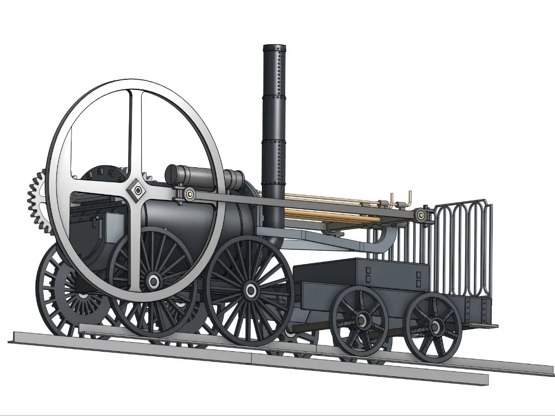 The first steam locomotive by Thorin Oakenshield | Download free STL ...
