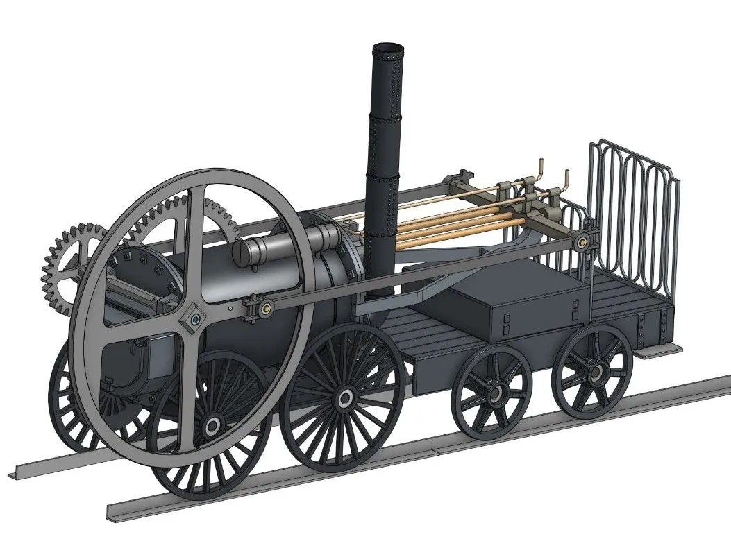 The first steam locomotive by Thorin Oakenshield | Download free STL ...