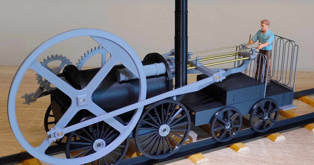The first steam locomotive by Thorin Oakenshield | Download free STL ...