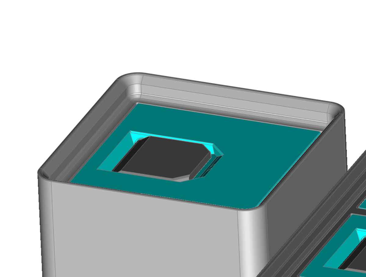 Gridfinity 1xY Multi Compartment Lidded Bins with Tabs Version 2.0 by ...