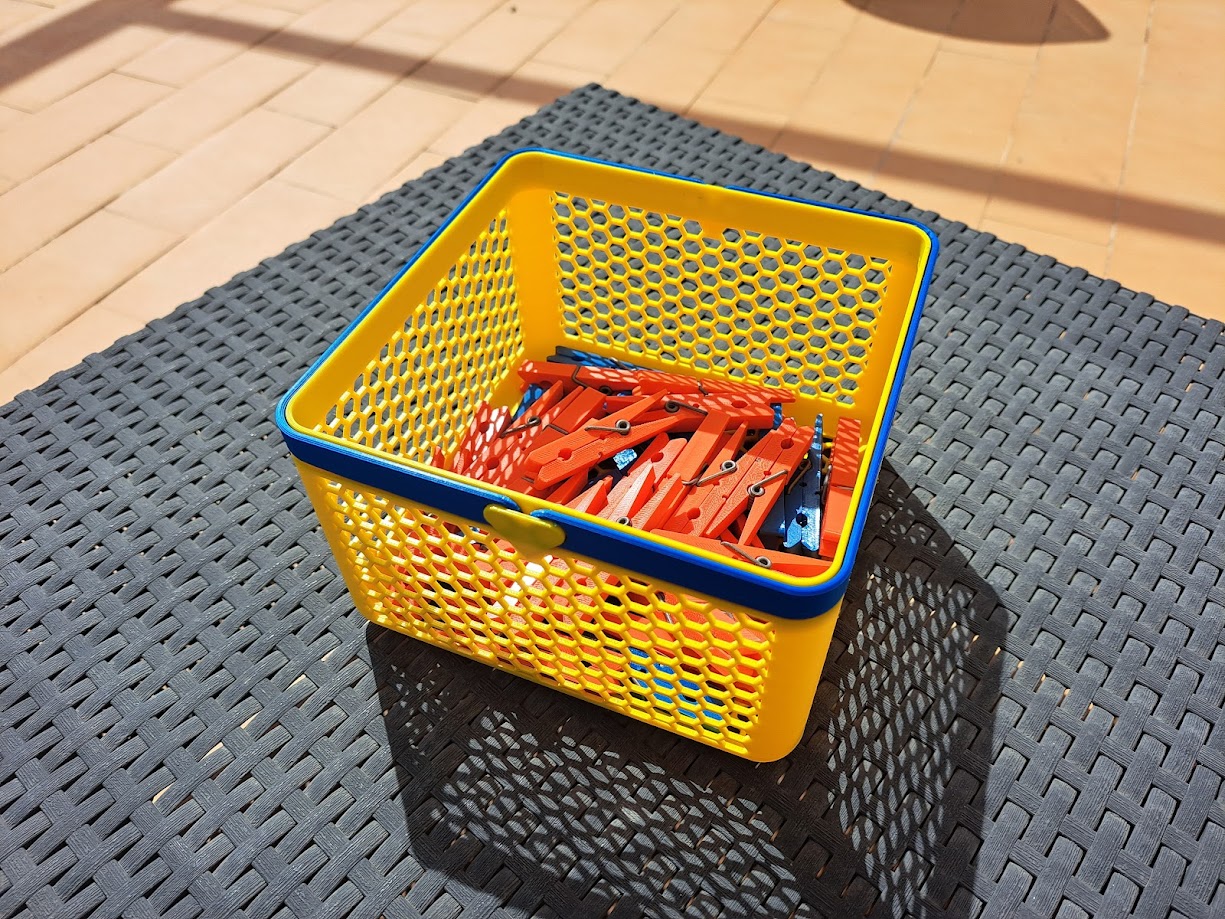 Square Basket with print-in-place handles by Ruiaxe | Download free STL ...