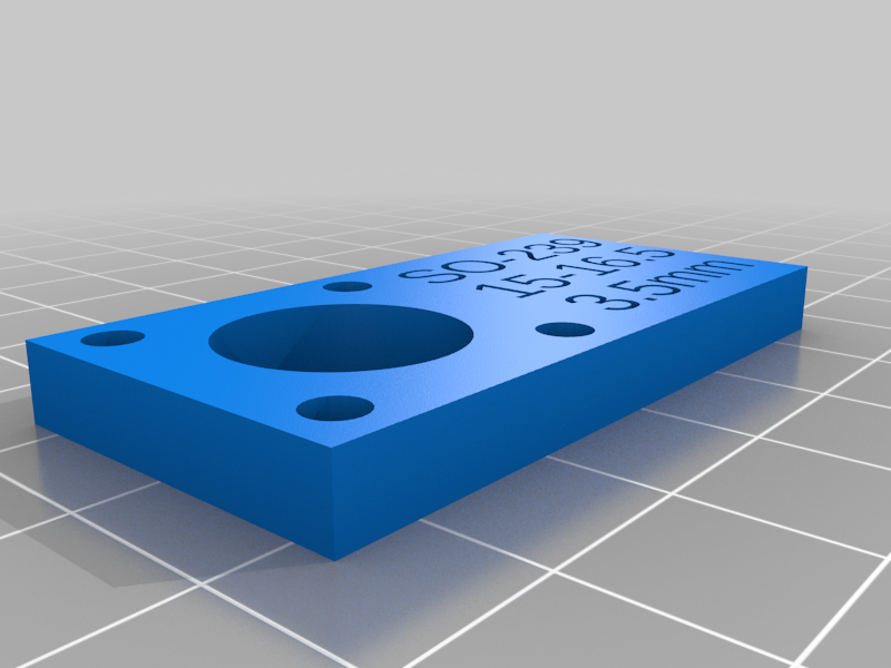 UHF Connector (SO-239) Jig / Stencil by Mike B | Download free STL ...