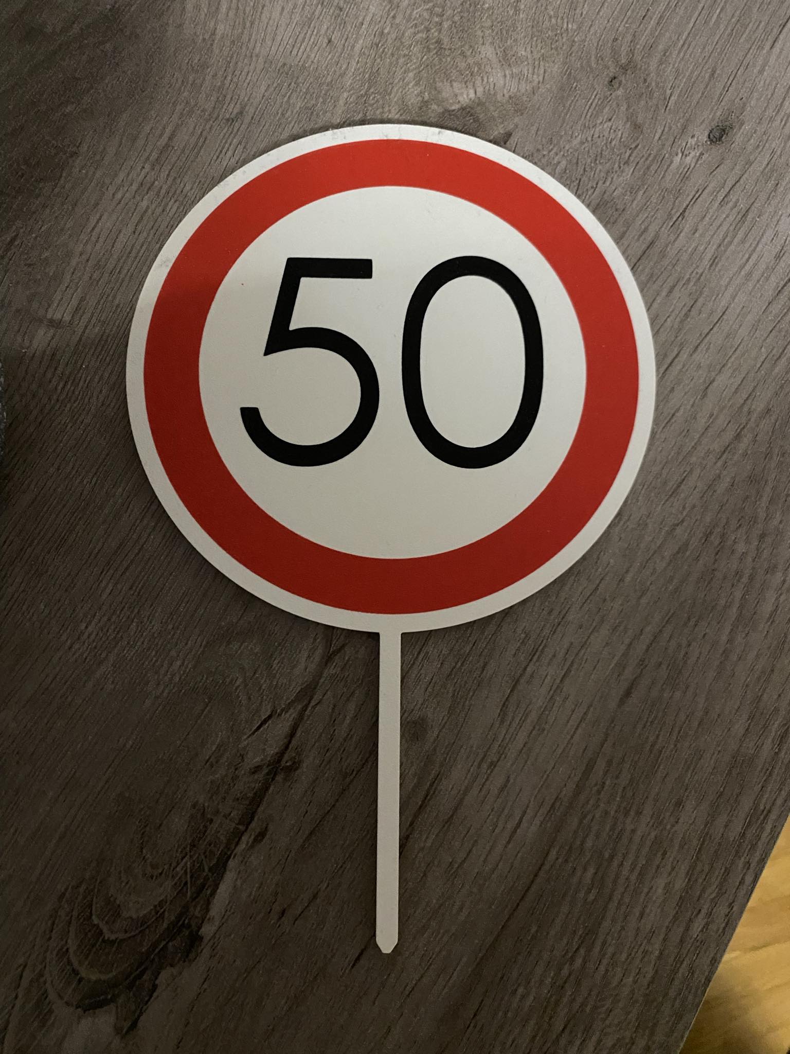 Birthday speed sign by Petr | Download free STL model | Printables.com