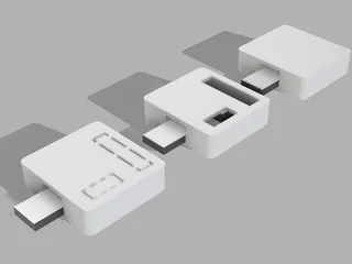 DigiSpark ATTiny85 Case Eclosure by motivecodex | Download free STL ...