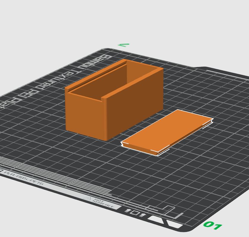Box with sliding lid 80 x 40 x 35 by MirekN | Download free STL model ...