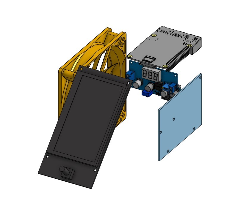 Ender 3 V2 Enclosure box electronics external case von Galvanic ...