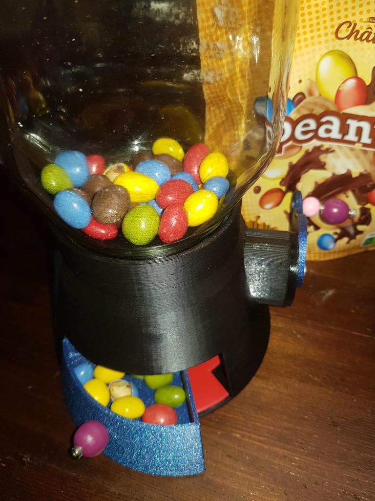 Candy Dispenser / Nutella M&M-Spender / Glass Candy Dispenser for much ...