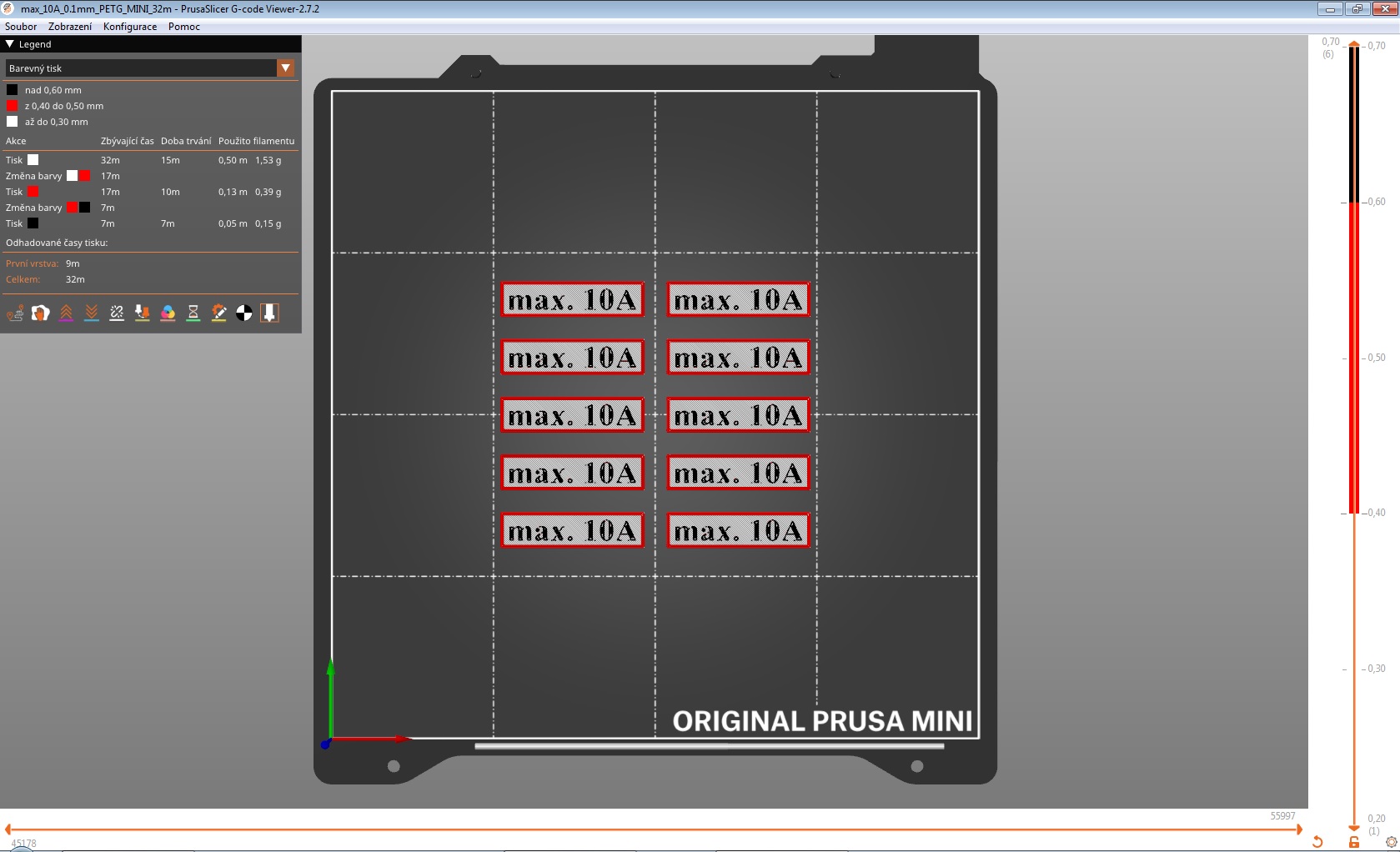 Max. 10A - label for electrical socket by Jiří Šilhavík | Download free STL model | Printables.com