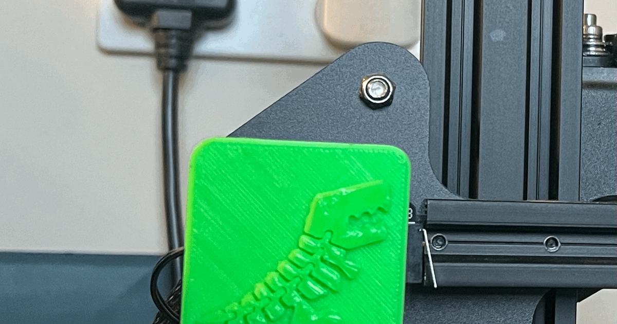 Flexi Rex Qr code cover. Ender 3v2 by JesseJD | Download free STL model ...