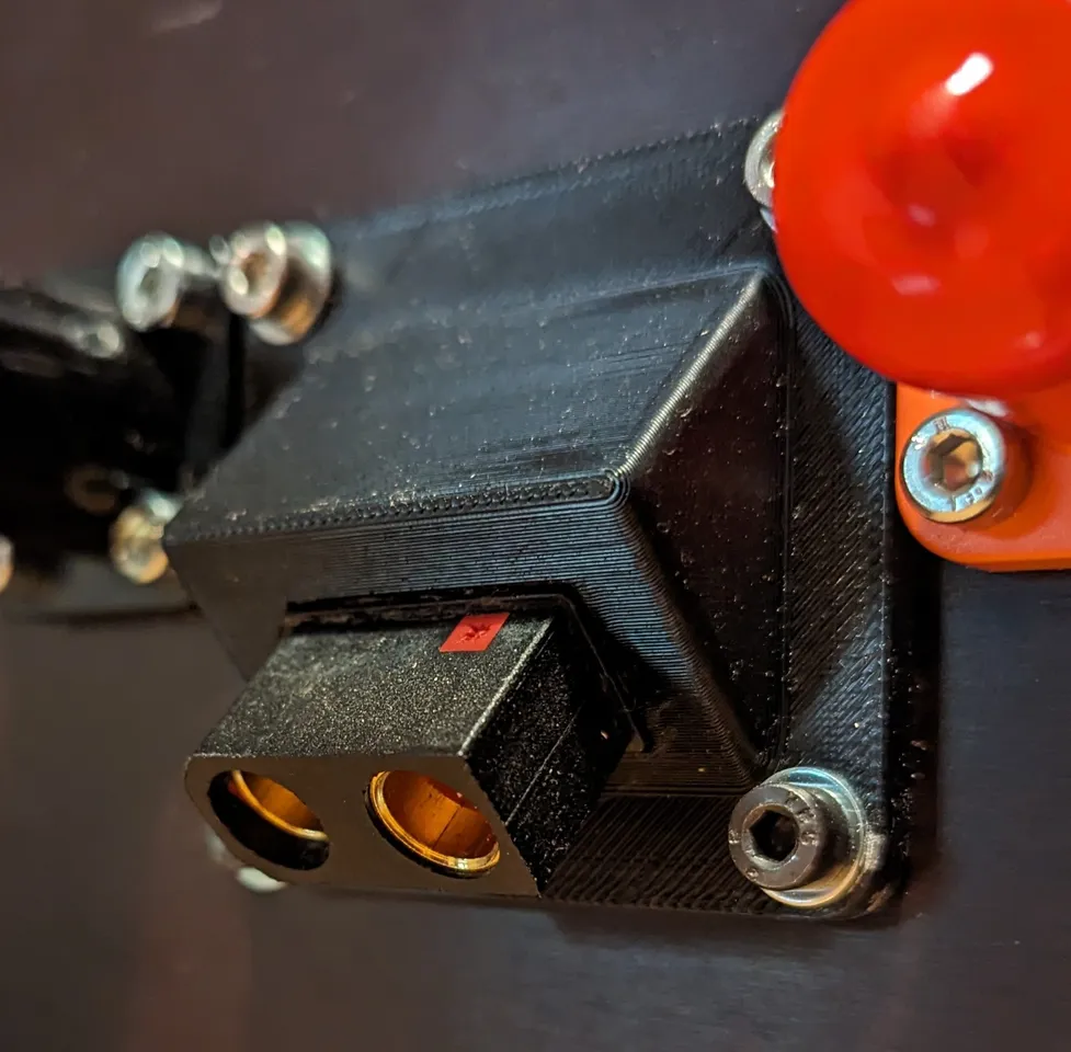 Angled QS8 panel mount adapter by Sasha Duric | Download free STL model ...