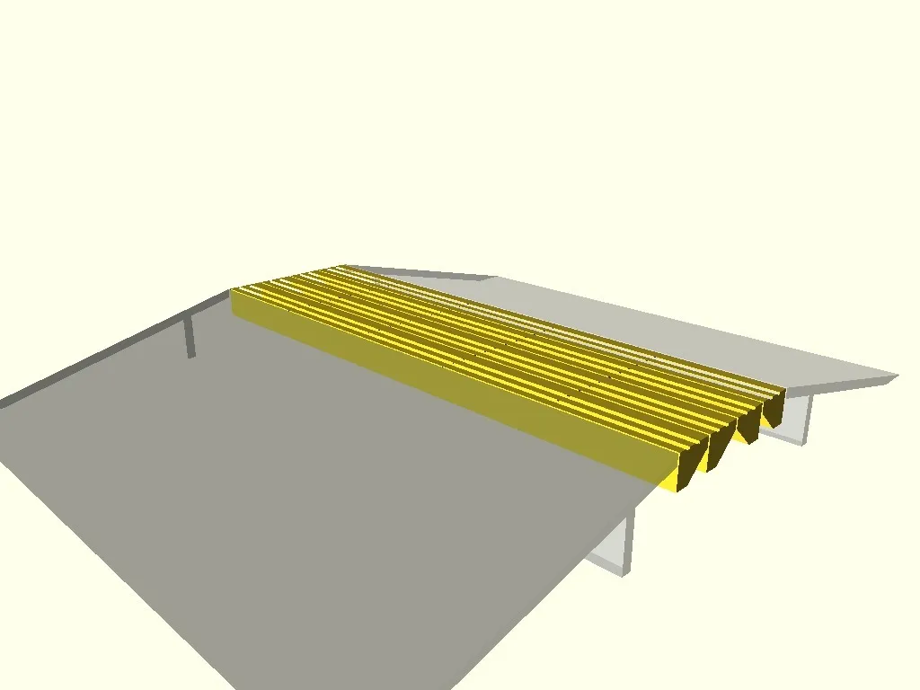 Grade Crossing (Straight) for O Gauge Tubular Track V2 by Mark ...