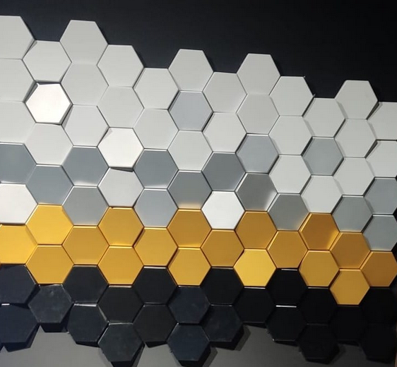 hexagon wall by Asteriom | Download free STL model | Printables.com