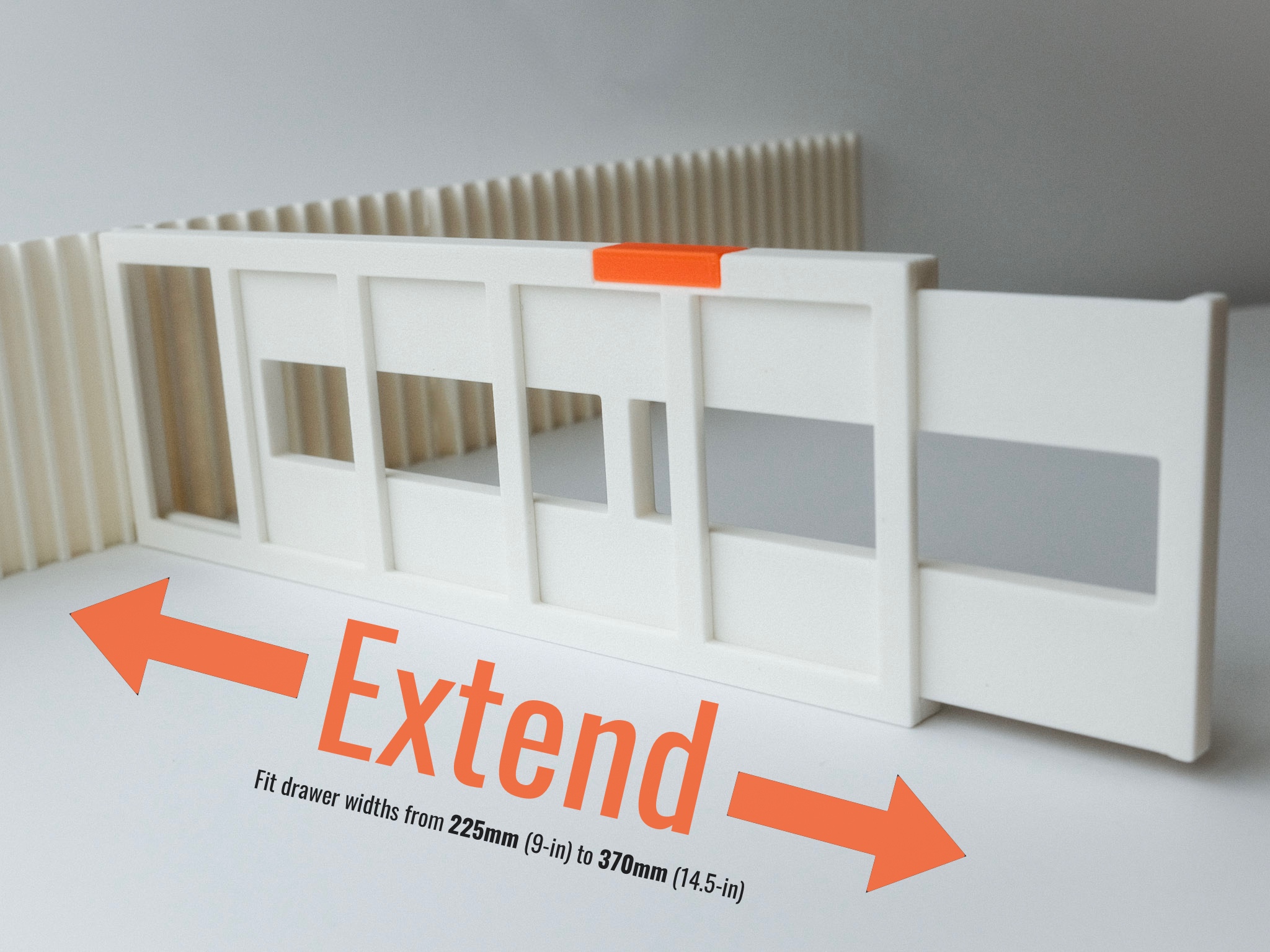 Adjustable Drawer Divider by Happy Bamboo | Download free STL model ...