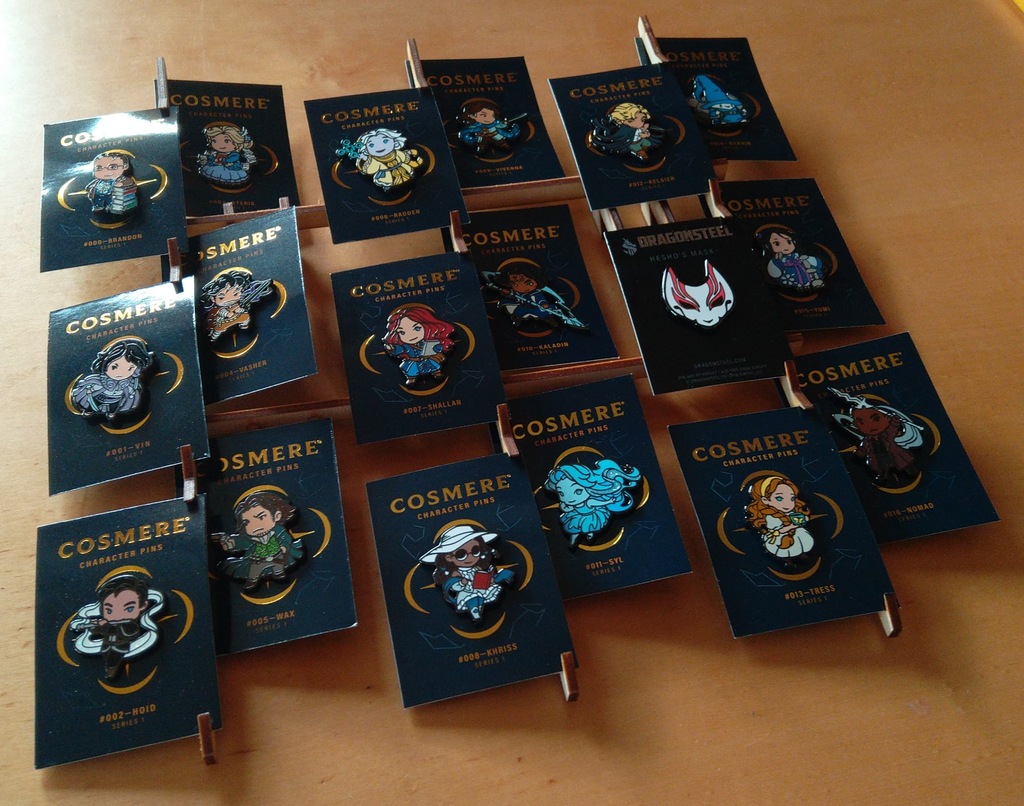 Minimalistic Cosmere Pin Series Display (Laser or Printed) by Be ...