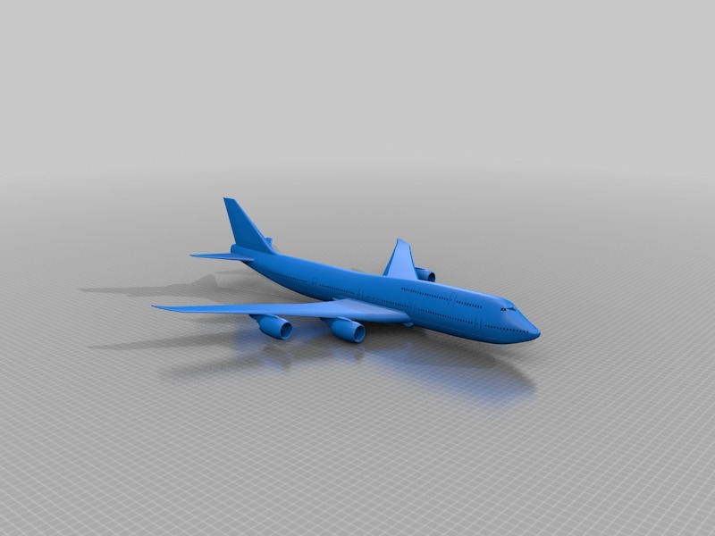 Boeing 747-8i by SimulatedPinecone | Download free STL model ...