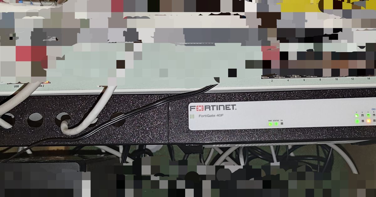 Fortigate 40F Bracket with holes for cables by Gadgit | Download free ...