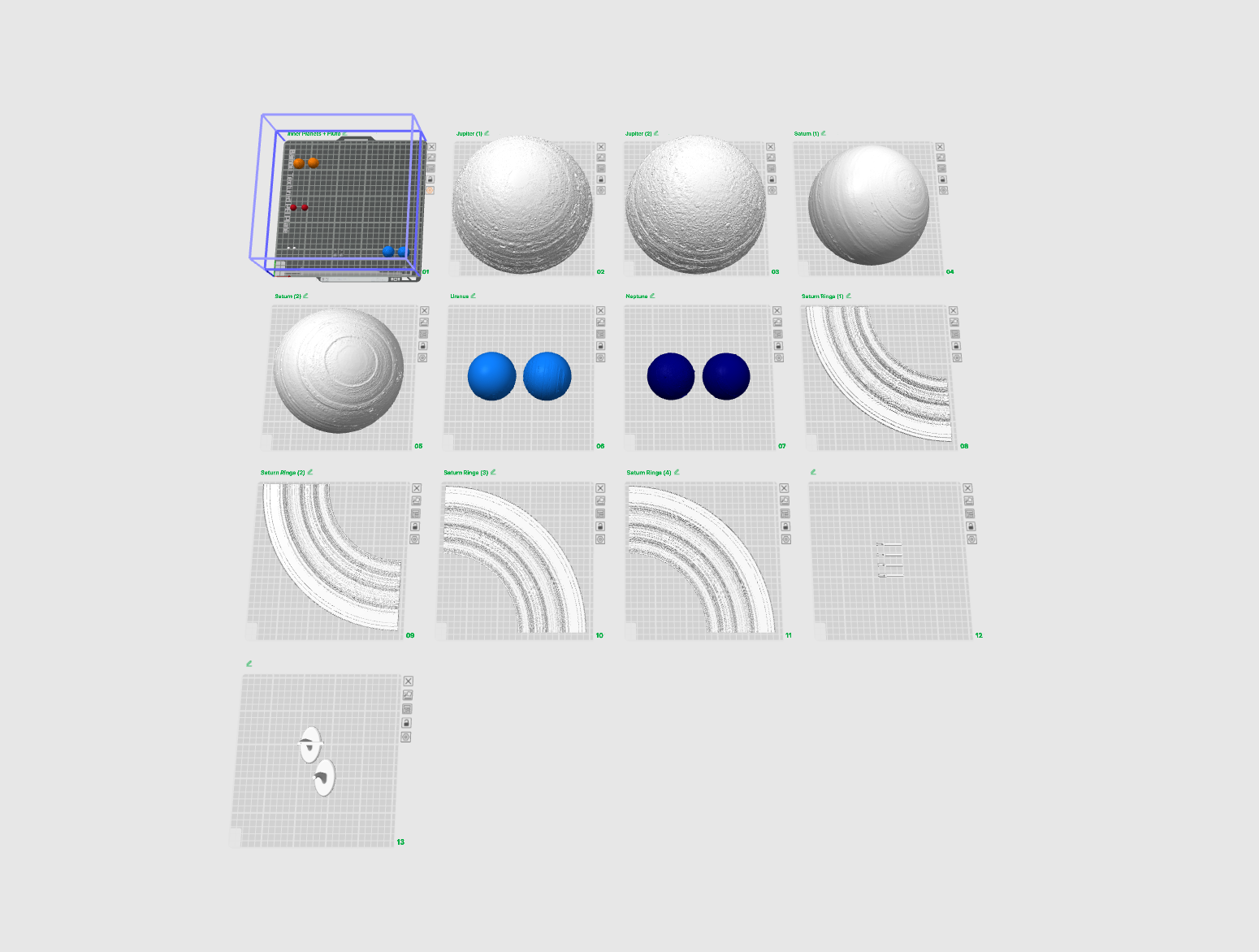 Scale Model Solar System (Planets) by maxelman | Download free STL ...