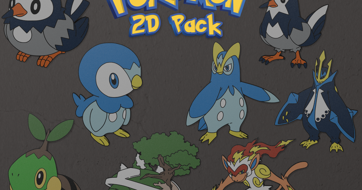 Pokemon 2D Pack #1 by Gelo | Download free STL model | Printables.com
