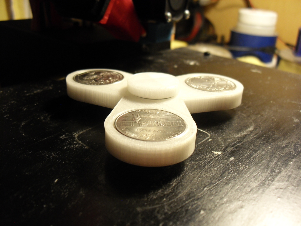 12 Quarter Fidget Spinner by SimulatedPinecone | Download free STL ...