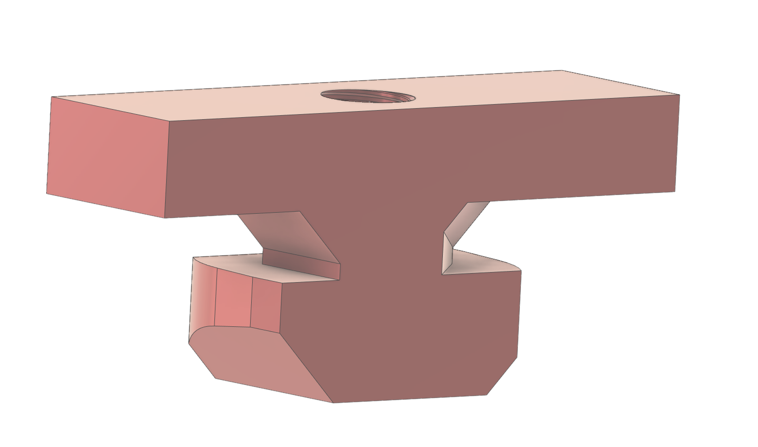 Drop in M3 Mount for 20x20 V Groove Extrusion by crashkg | Download ...