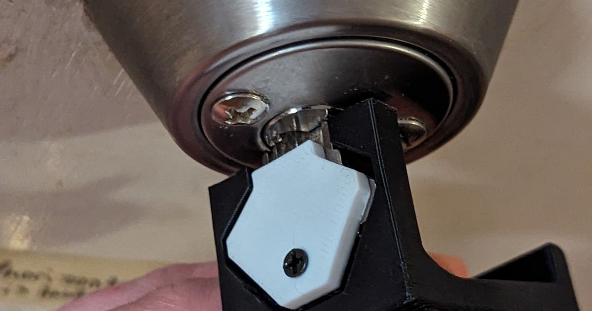 Key turner with lever handle v2 by RoboWren | Download free STL model ...