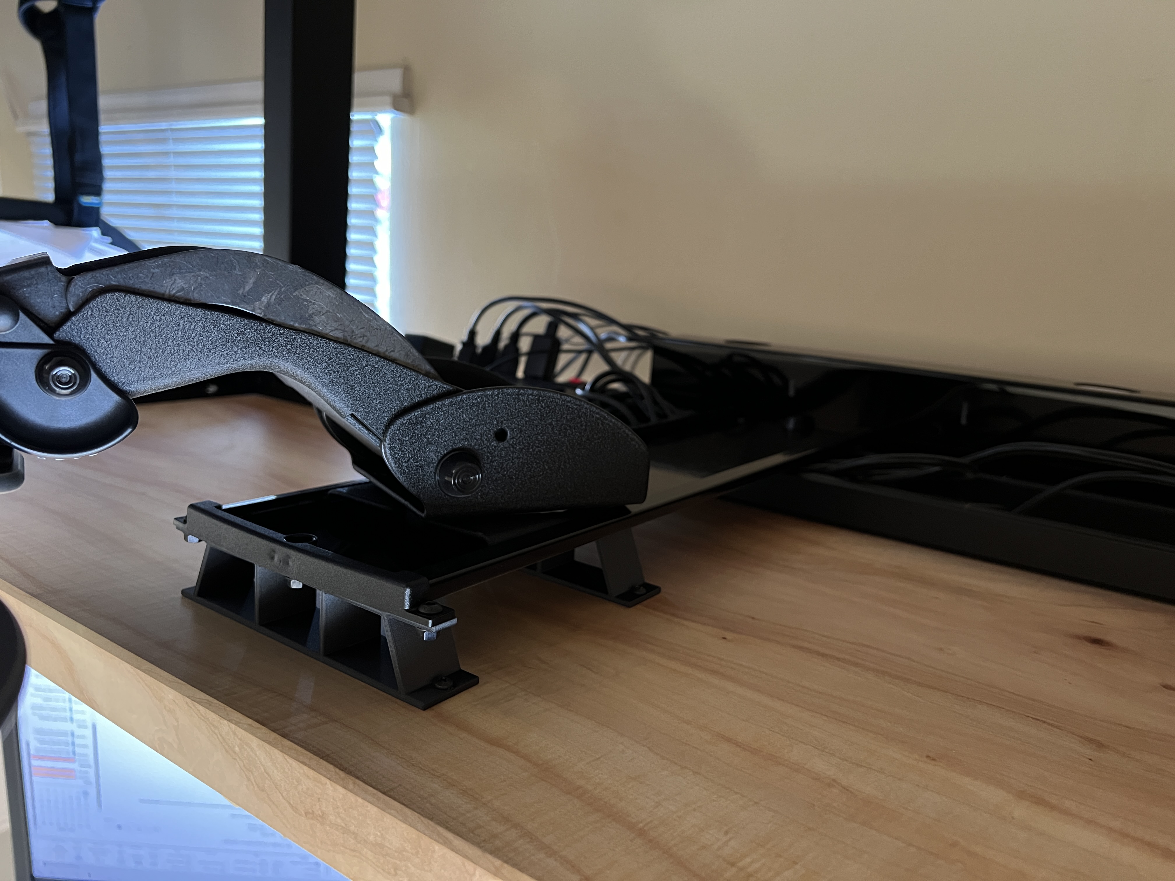 Low Profile Uplift Desk Track Spacer For Keyboard Tray System By Etbell