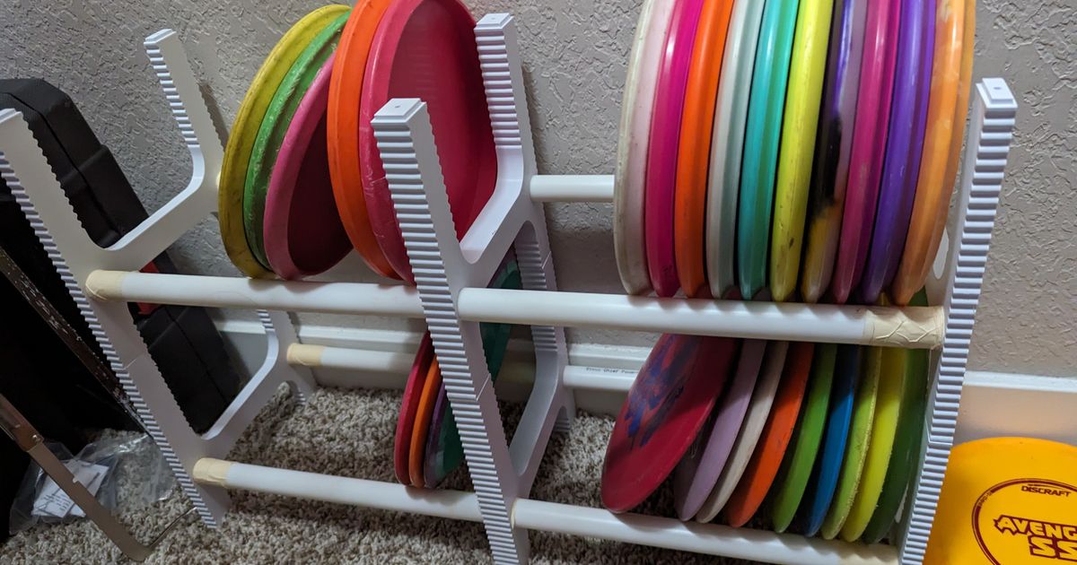 Expandable Disc Shelf by Jonathan Seffinga | Download free STL model ...