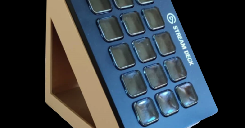 Stream Deck V2 Vertical Mount by BeBopBrit | Download free STL model ...