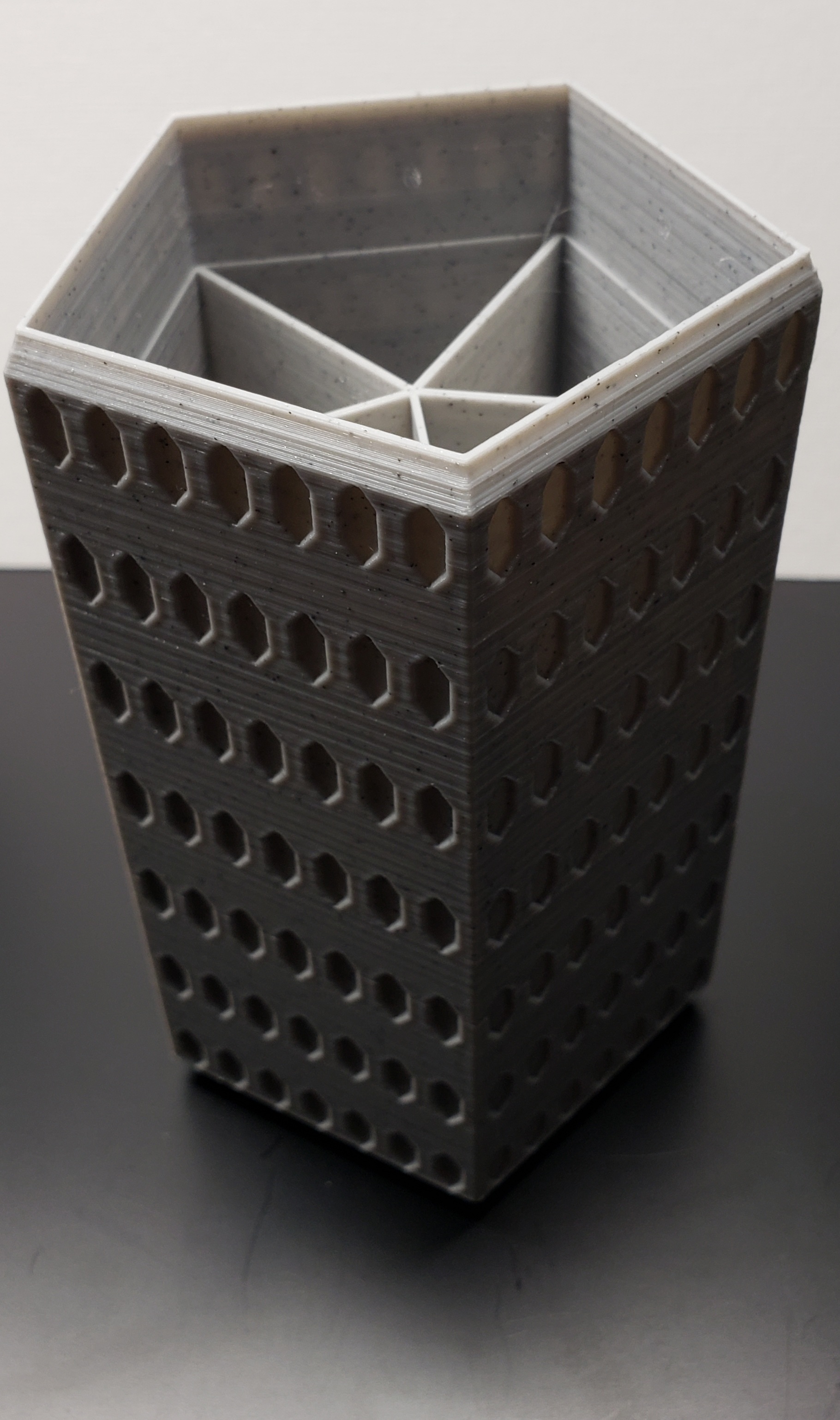 Five Sided Divided Pencil Cup by Dodo_Inferno | Download free STL model ...