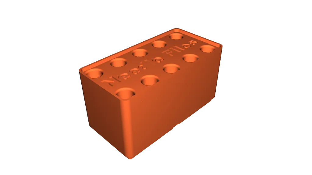 Gridfinity Needle File storage 2x1 by Cryptghast2012 | Download free ...