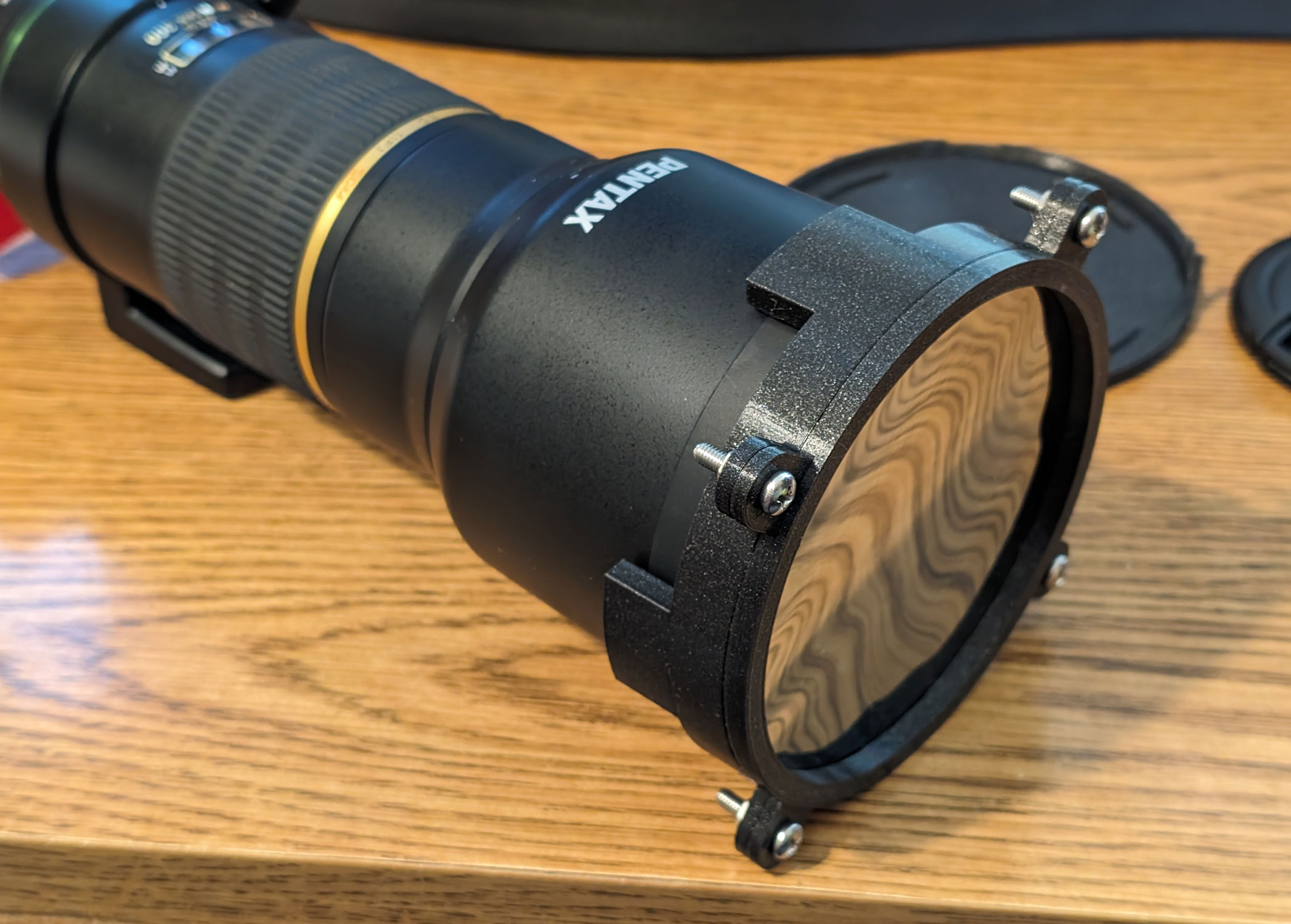 Solar filter material holder (102mm diameter) by neopifex | Download ...